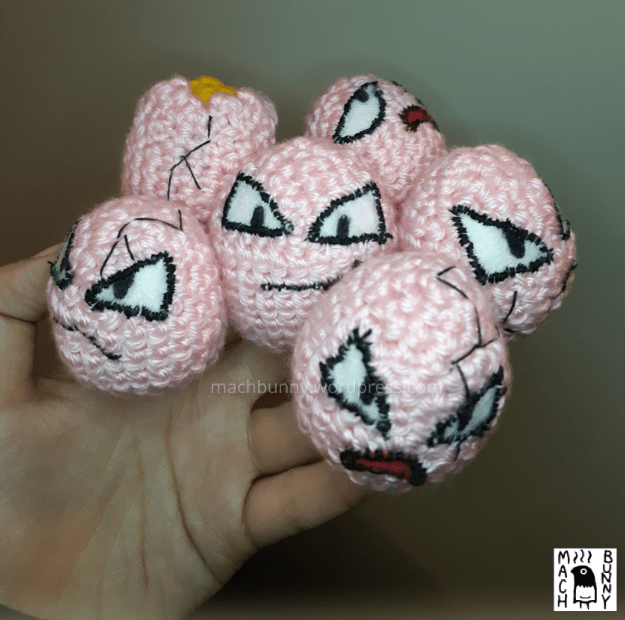 Pokemon Amigurumi: Exeggcute | Machbunny Projects