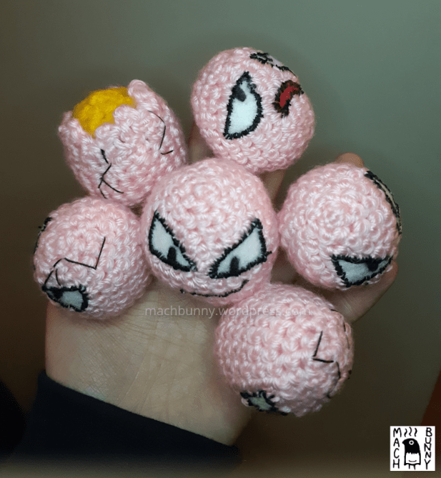 Pokemon Amigurumi: Exeggcute | Machbunny Projects