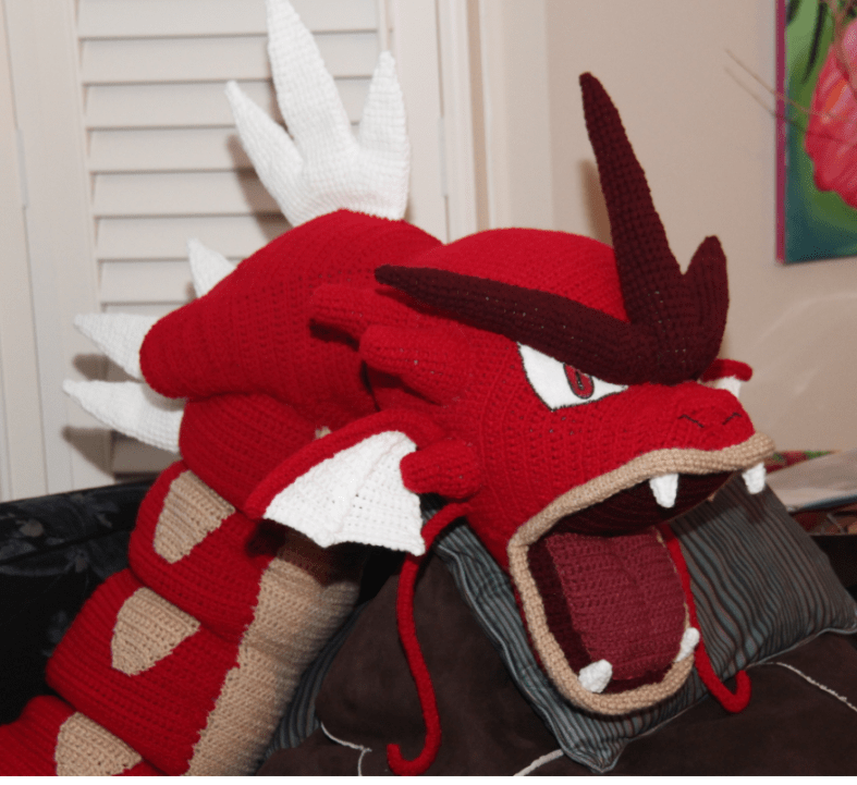 From the Old Toybox: Gyarados Amigurumi | Machbunny Projects