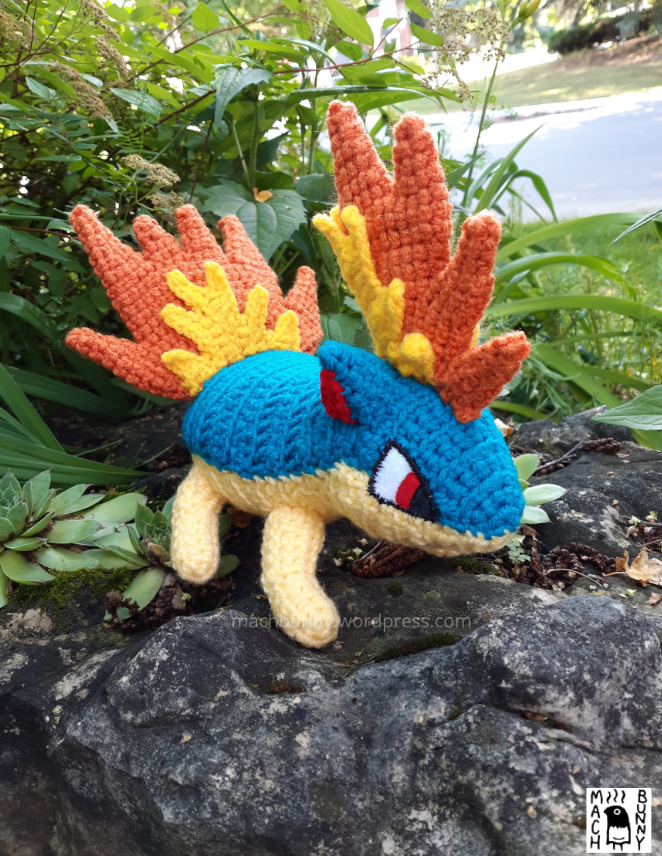 Pokemon Amigurumi: Quilava | Machbunny Projects