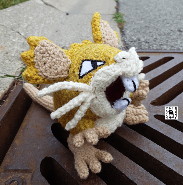 Pokemon Amigurumi: Raticate | Machbunny Projects