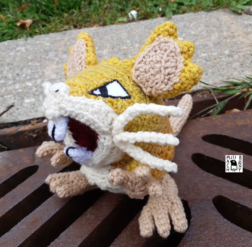 Pokemon Amigurumi: Raticate | Machbunny Projects