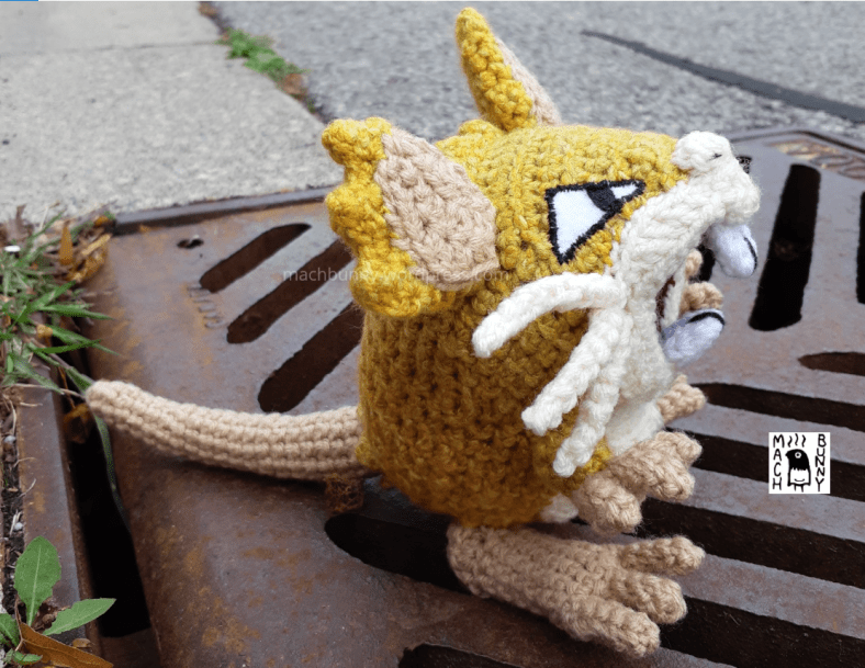 Pokemon Amigurumi: Raticate | Machbunny Projects